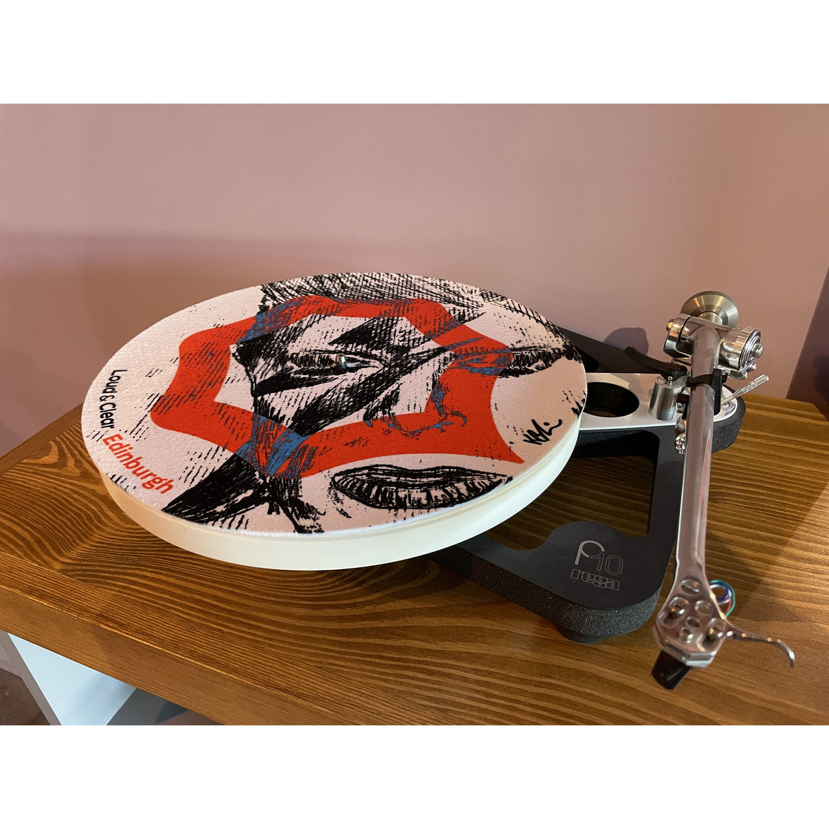 Loud & Clear Turntable Slip Mat - Limited Edition David Bowie Aladdin ...